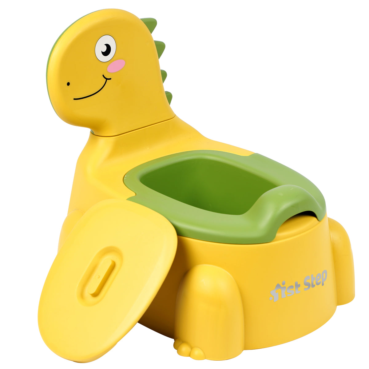 1st Step Baby Potty Seat/Potty Trainer Set Potty Box (Yellow)