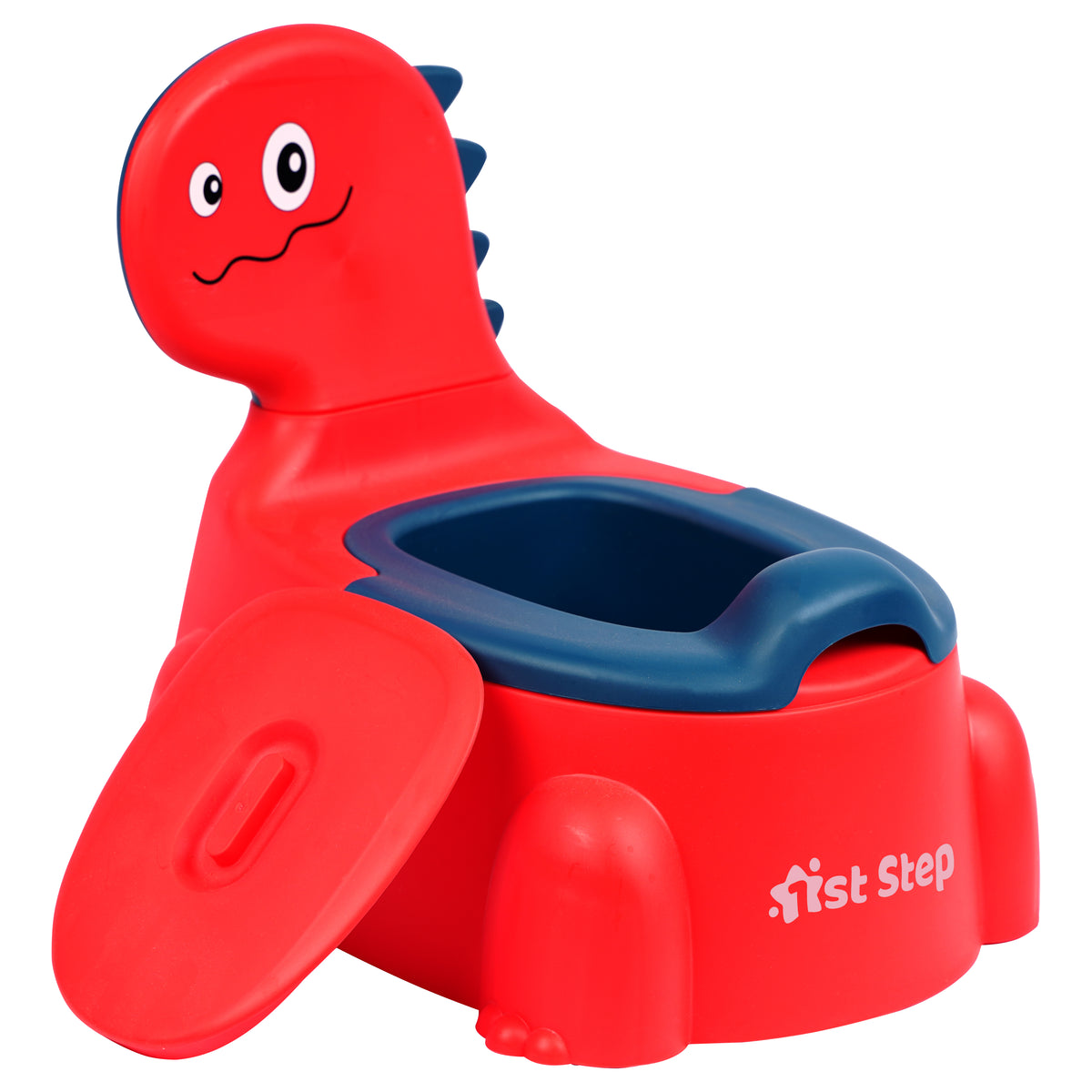 1st Step Baby Potty Seat/Potty Trainer Set Potty Box (Red)