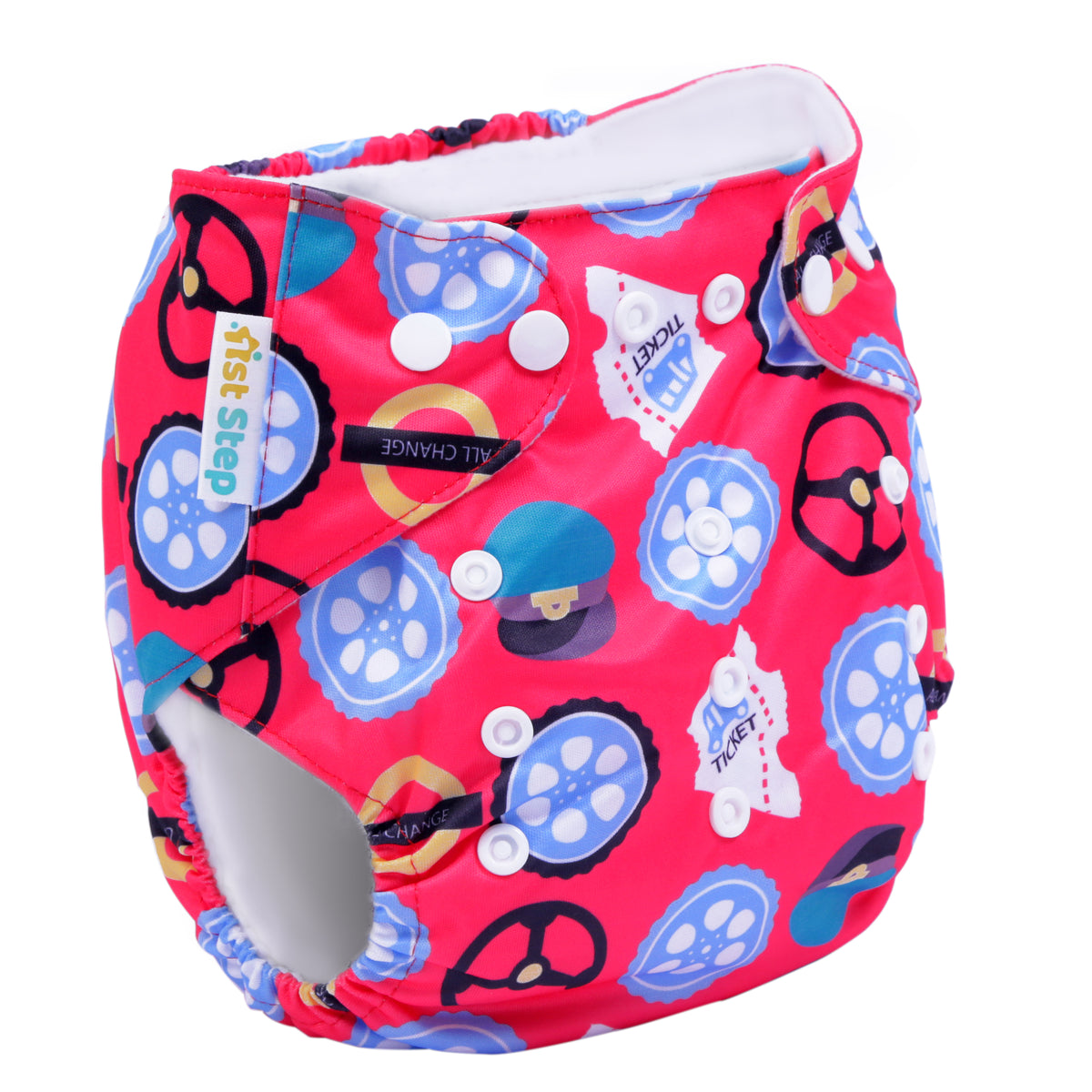 1st Step Reusable & Adjustable Diaper (Wheels)